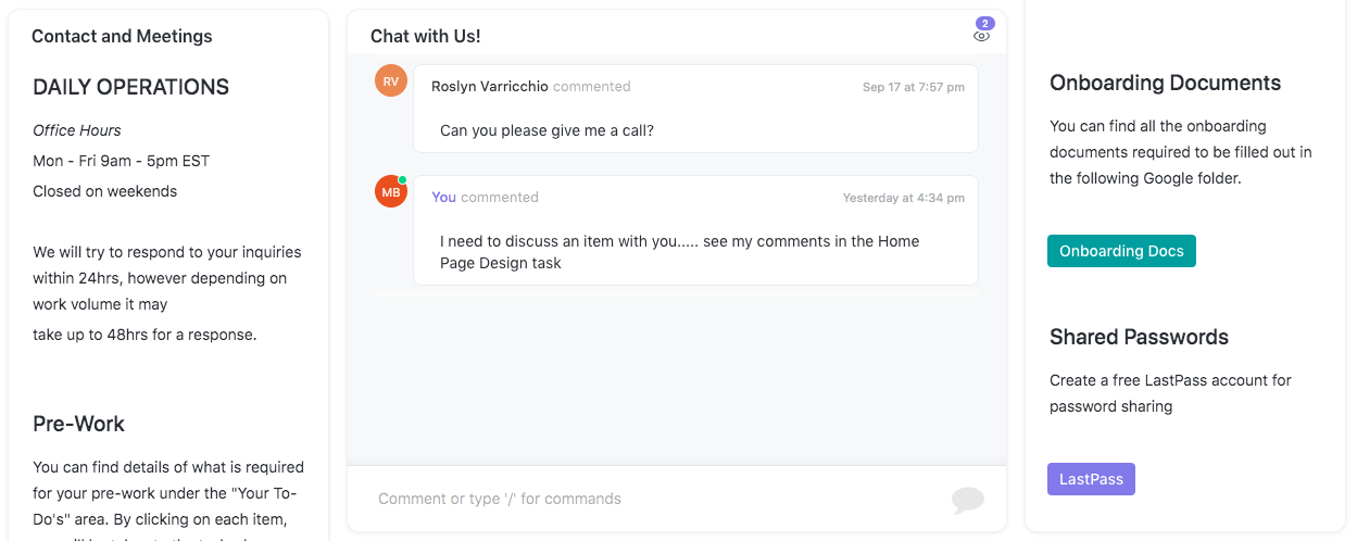 Create a Client Dashboard in ClickUp